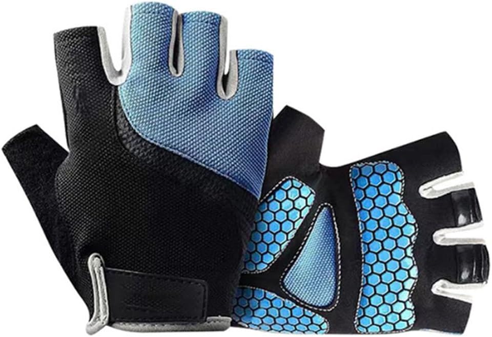 Amazon.co.jp: TYUJH 自転車に乗るための半指の厚手の衝撃吸収登山フィットネス手首保護スポーツグローブ : ファッション