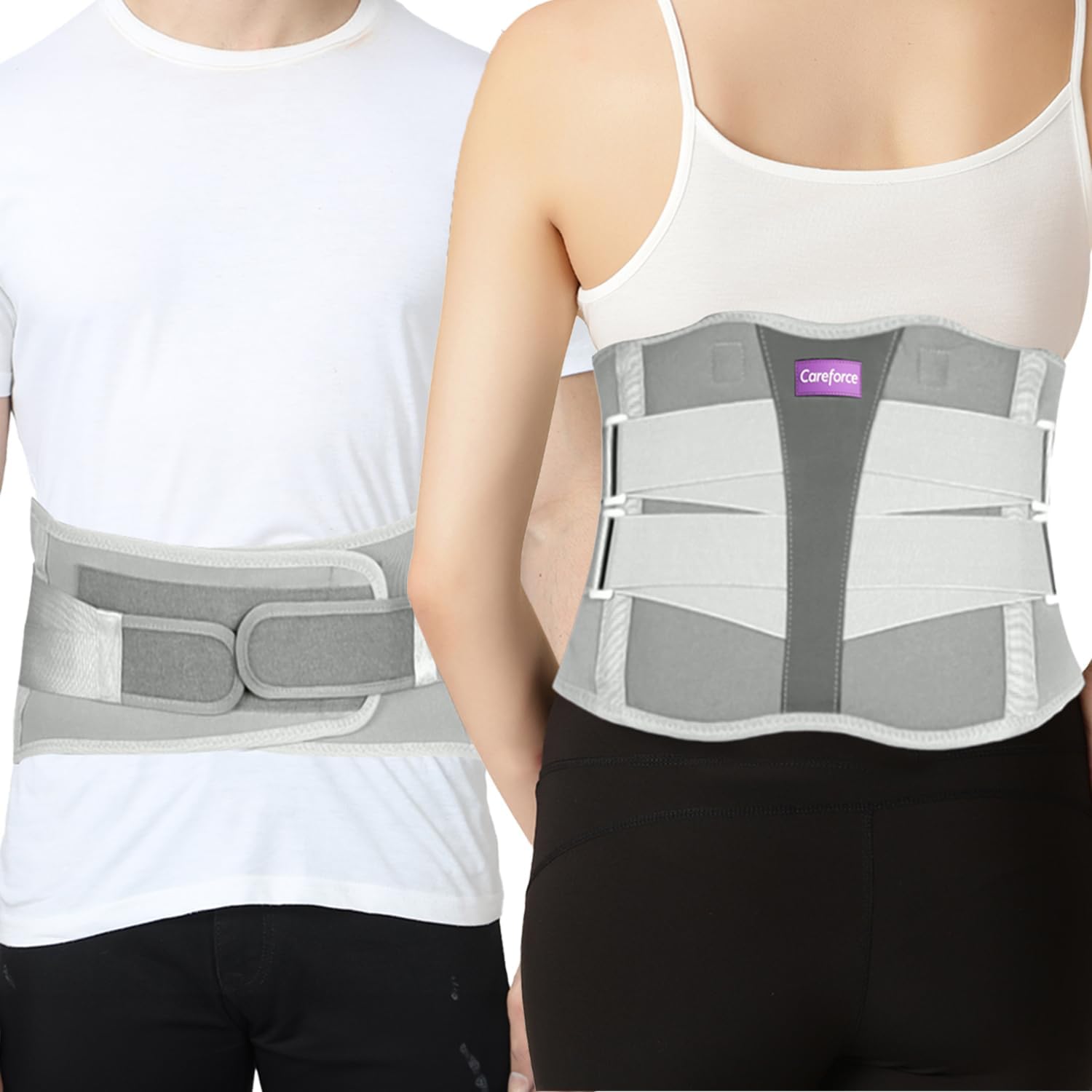 Buy Careforce Contoured Lumbar support belt back support belt for back ...