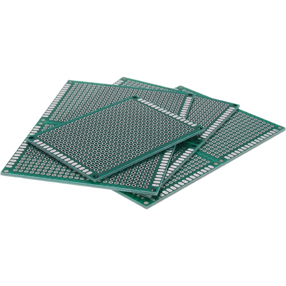 Buy Heyiarbeit 7 Pcs 50 x 70mm PCB Double-Sided Prototyping Circuit ...