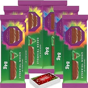 Quality Chocolate Green Triangle Chocolate Sharing Bar 84g – Milk ...