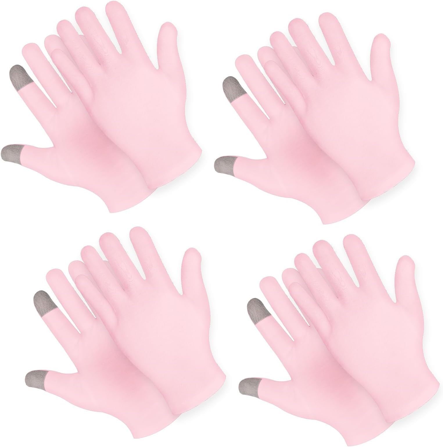 Amazon.com : 4 Pairs Moisturizing Gloves Overnight, Touch Screen Gloves ...
