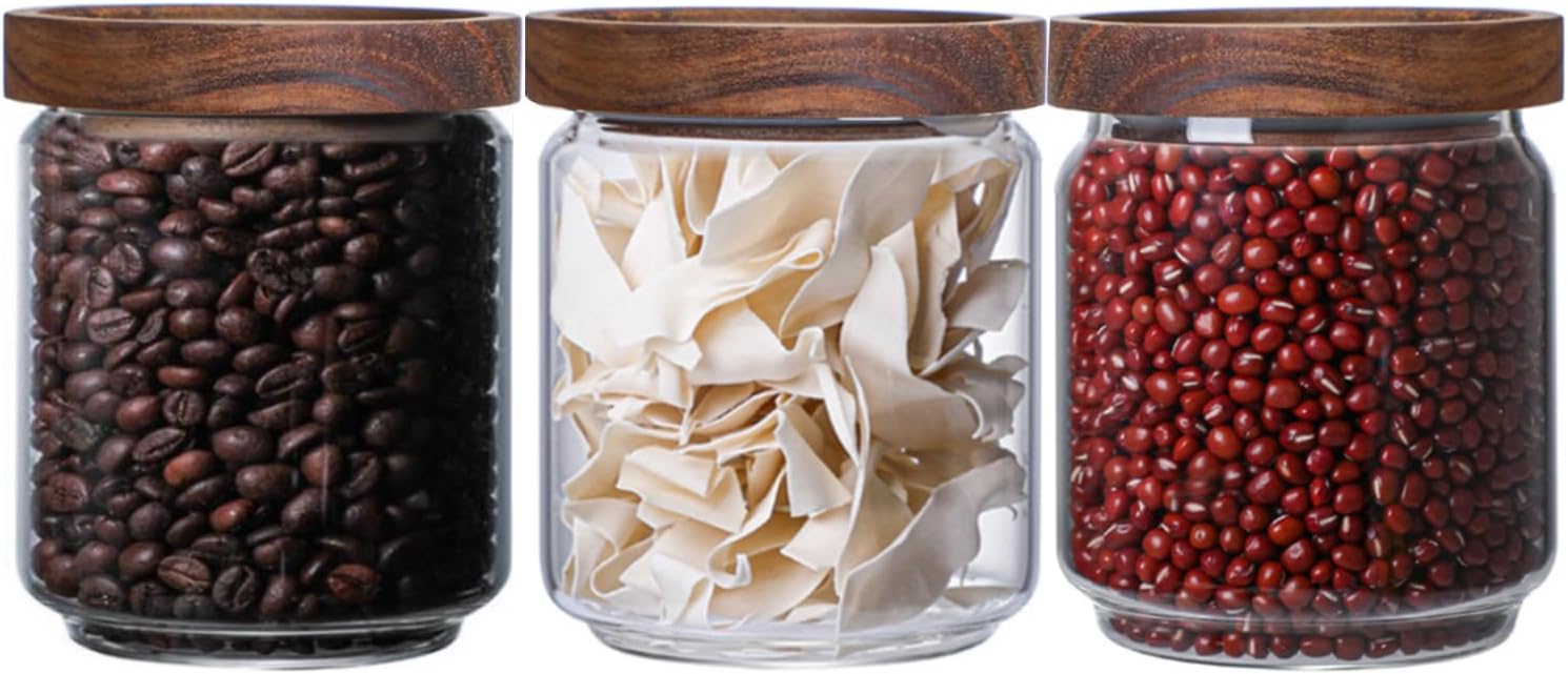 Sass & Belle Stacking Glass Storage Jars - Set of 3 : Amazon.co.uk ...
