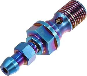 Amazon.com: uxcell Titanium Alloy M10x1.0 Motorcycle Brake Master ...