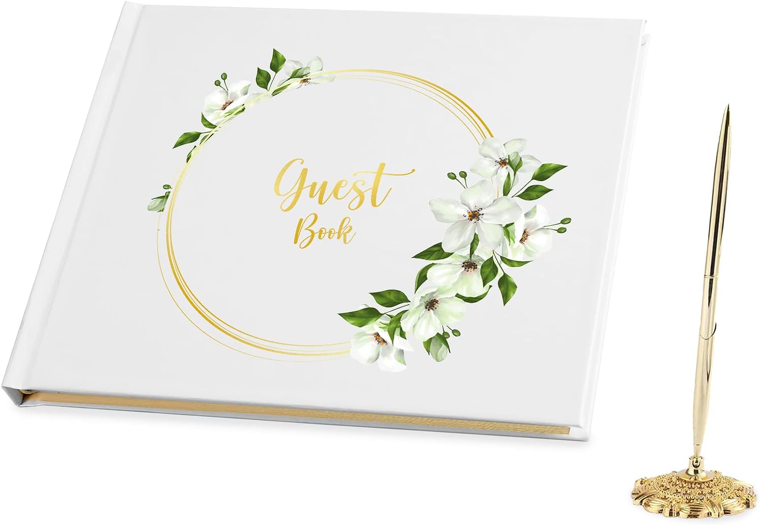 Amazon.com: Wedding Guest Book, 7 x 9 Guest Book Wedding Reception ...