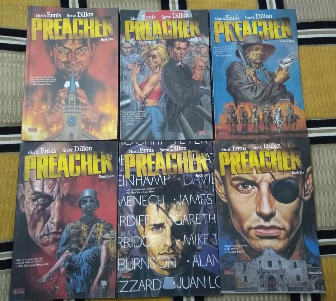 Preacher Book One : Ennis, Garth, Dillon, Steve: Amazon.in: Books