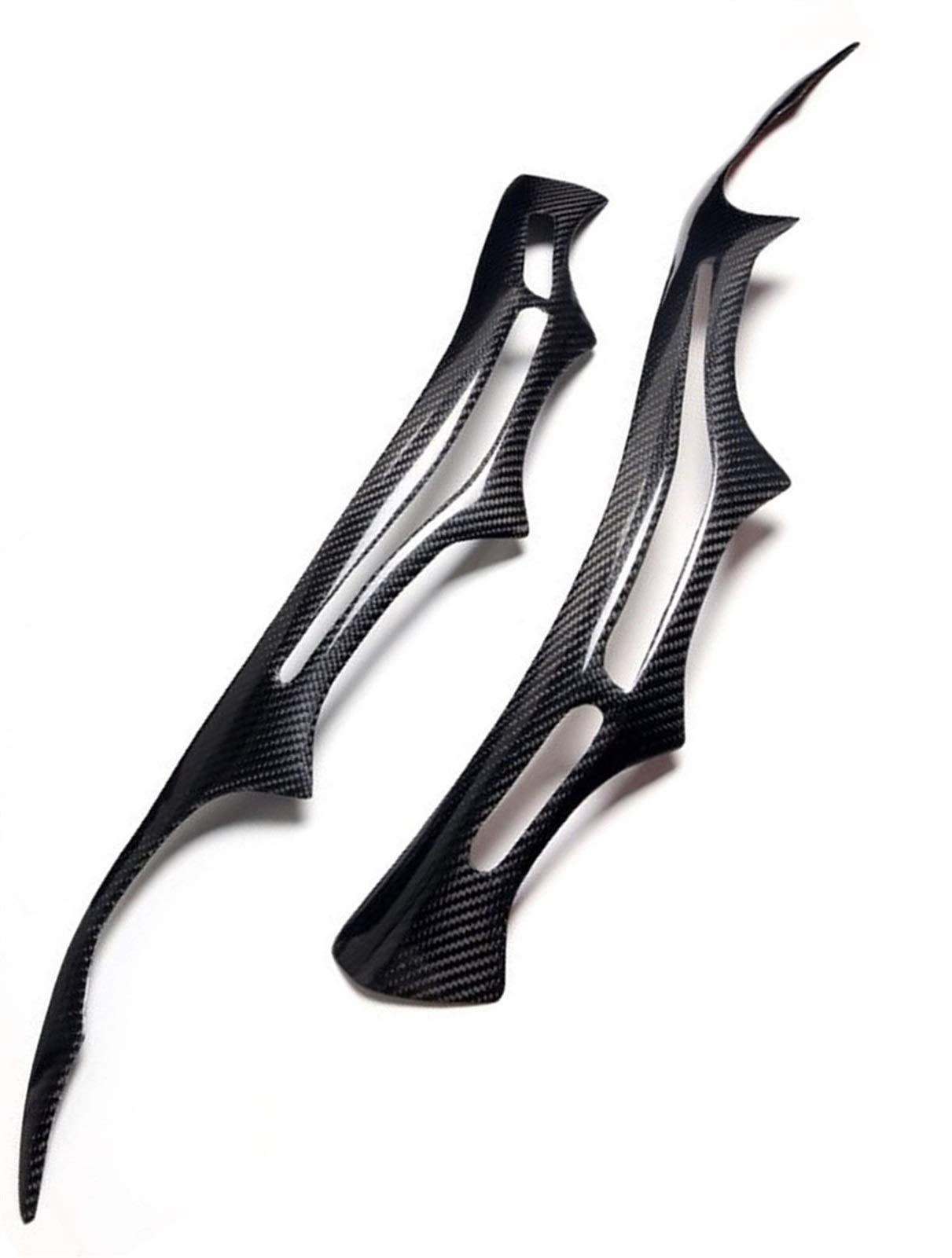 Buy HTSM Headlamp Eyebrows For BMW E60 5 Series Car Styling Carbon ...