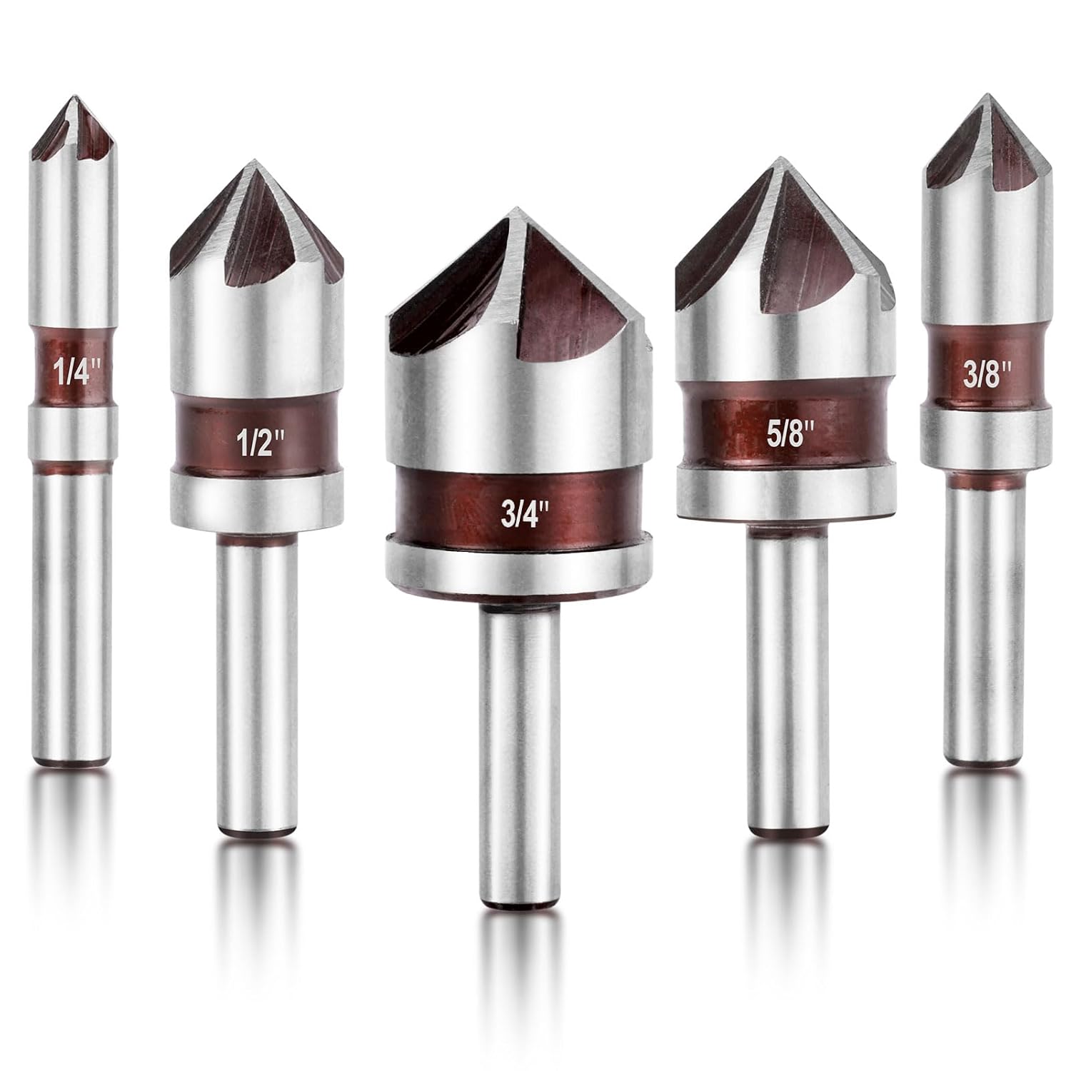 Valkynos Countersink Drill Bit Set for Metal, M35 Cobalt Countersunk ...
