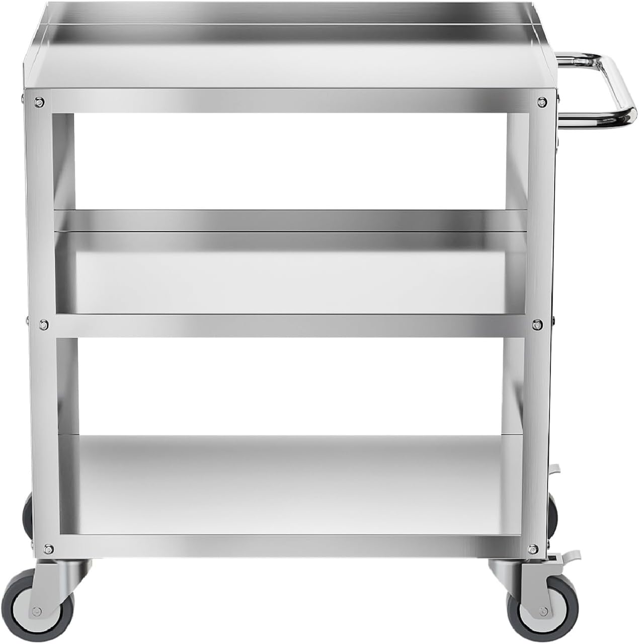 Amazon.com: ROVSUN Stainless Steel Utility Cart, 3 Tier Commercial ...