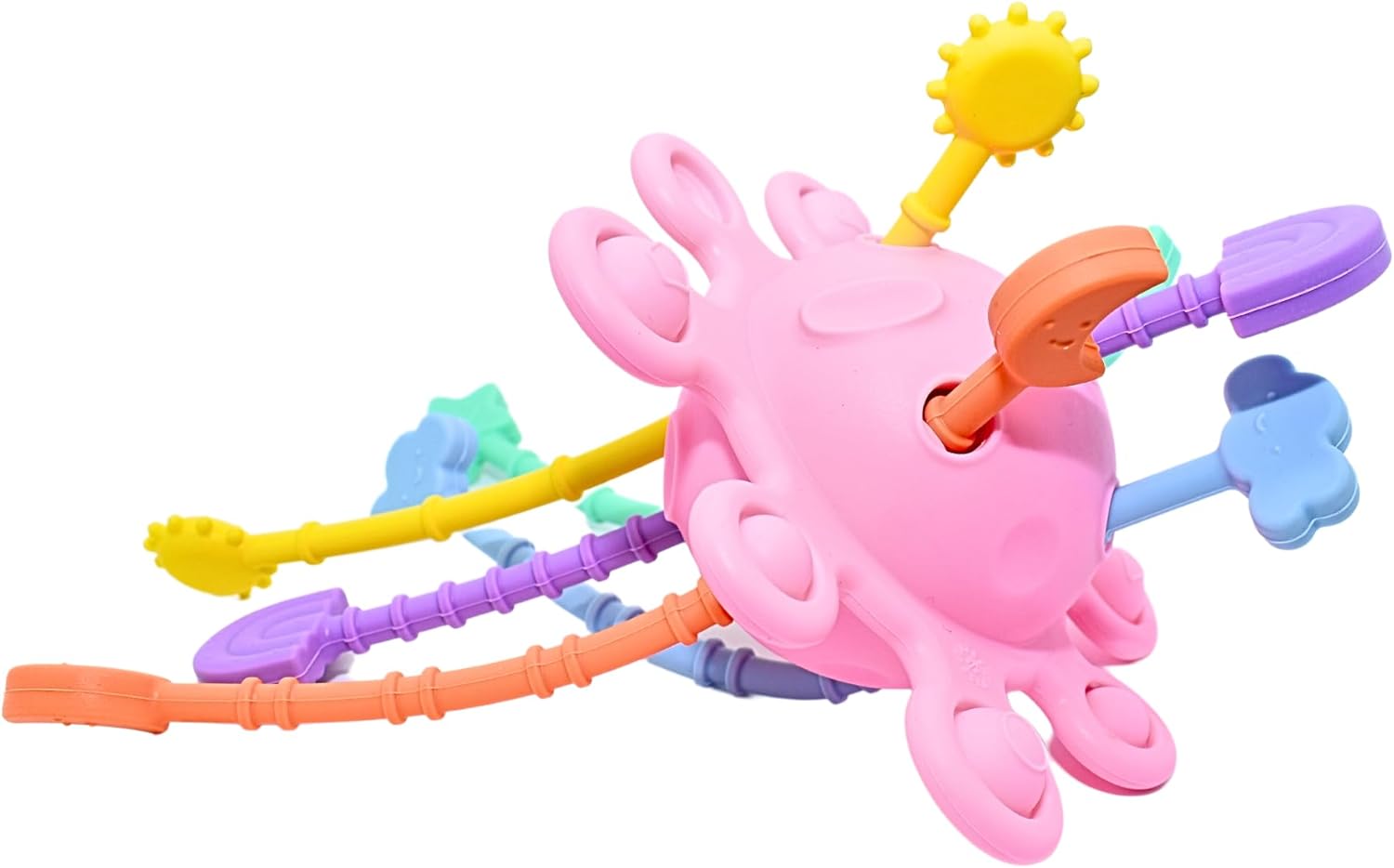 Amazon.com: Food Grade Silicone Montessori Pull String Activity Toy ...