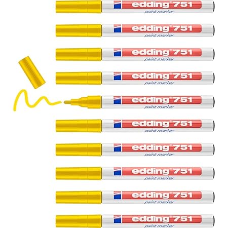SureMark Metal Marker yellow single : Amazon.co.uk: Home & Kitchen