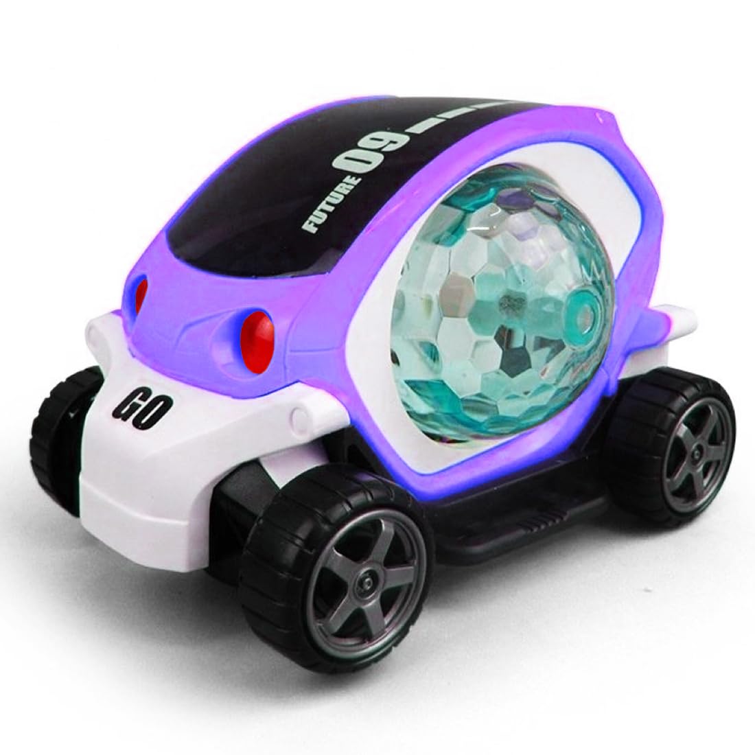 VGRASSP Bump and Go Action 360 Degree Rotating Battery Operated Future ...