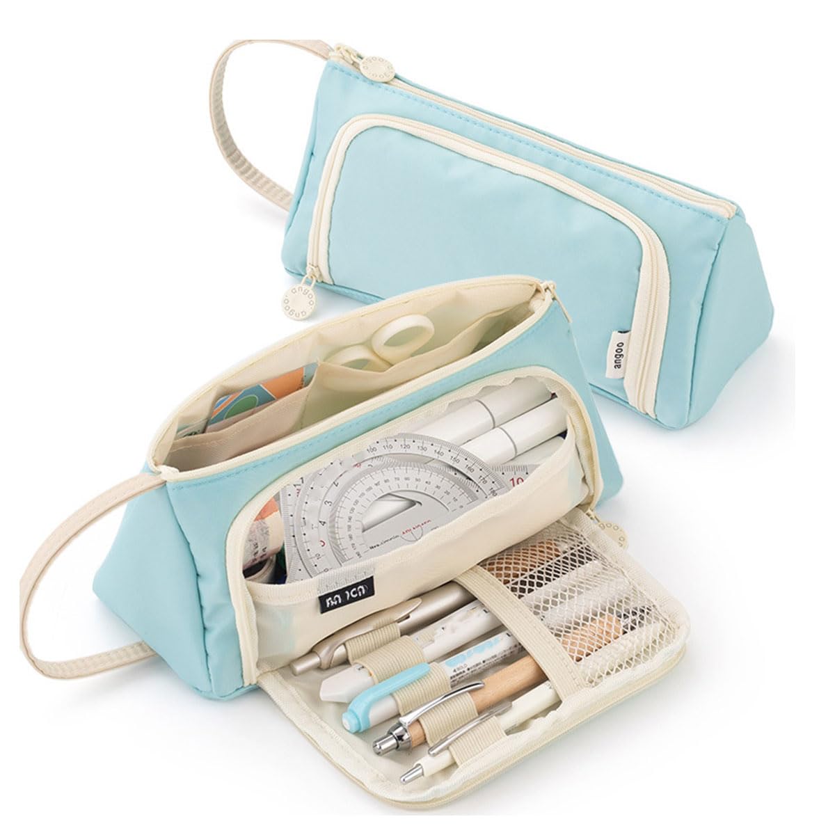 AIMALL Big Capacity Pencil CaseStorage Pouch，Marker Pen Case， Simple ...