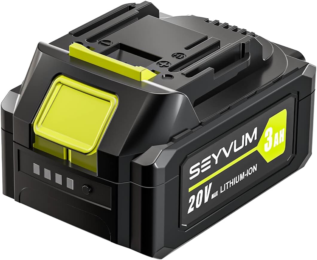 Amazon.com: SEYVUM 20V MAX Battery, 3.0Ah Lithium Ion Battery, Extended ...