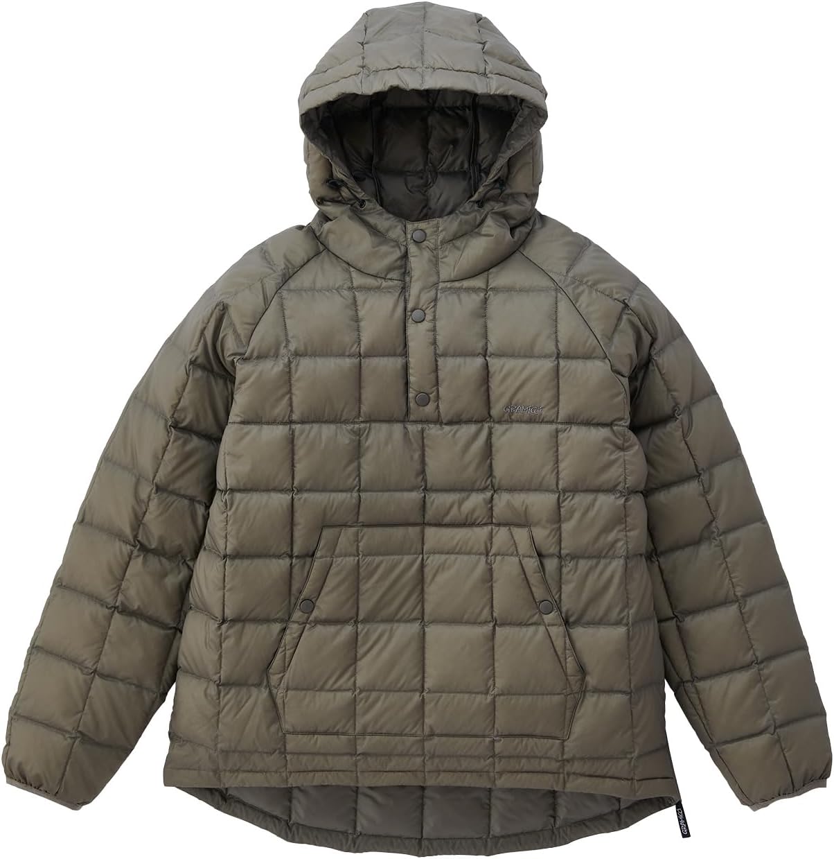 Amazon | 【GRAMICCI×TAION】DOWN PULLOVER JACKET | ダウンプルオーバージャケット S：STONE GREY | コート・ジャケット 通販