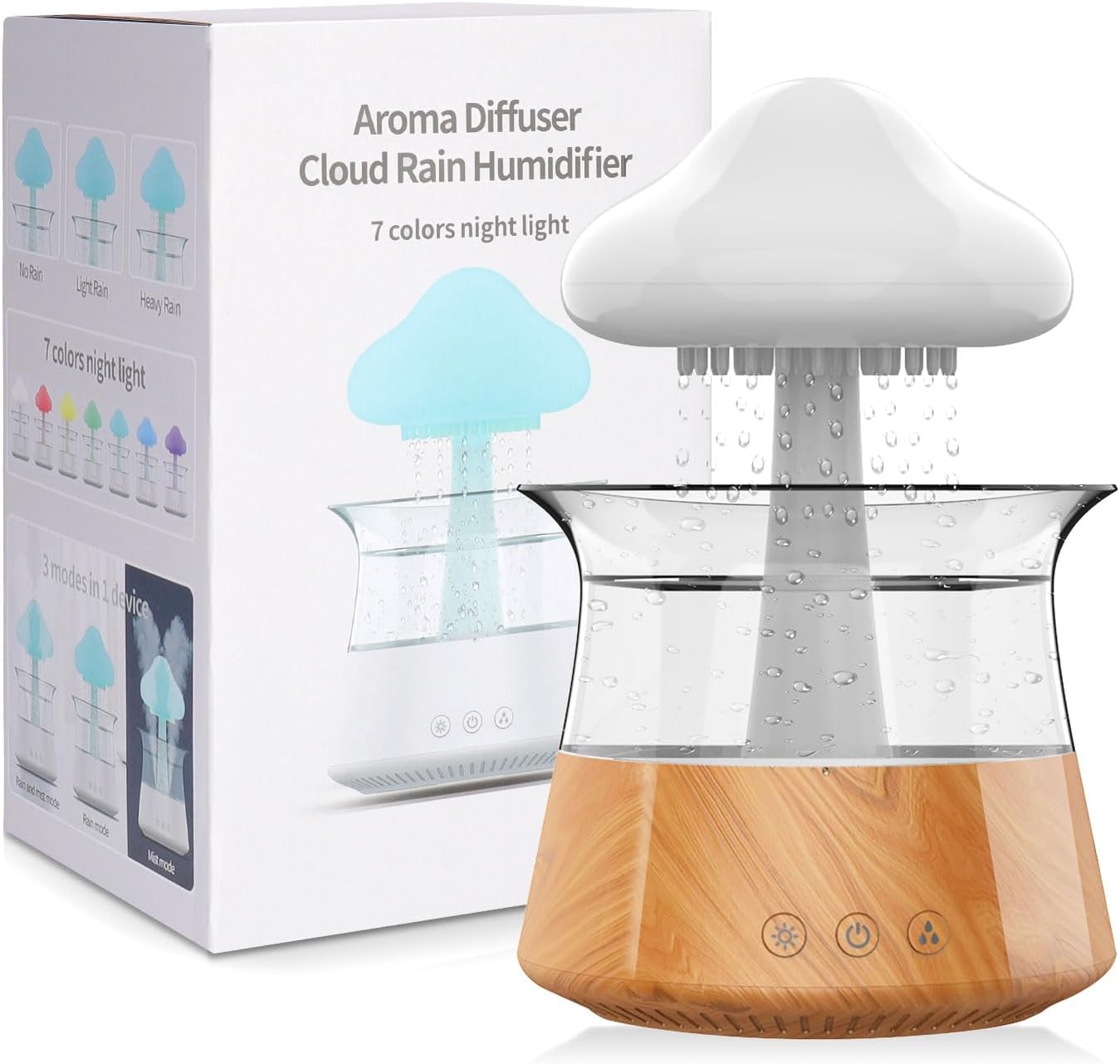 Amazon.com: Cloud Rain Humidifiers for Bedroom & Large Room - Essential ...