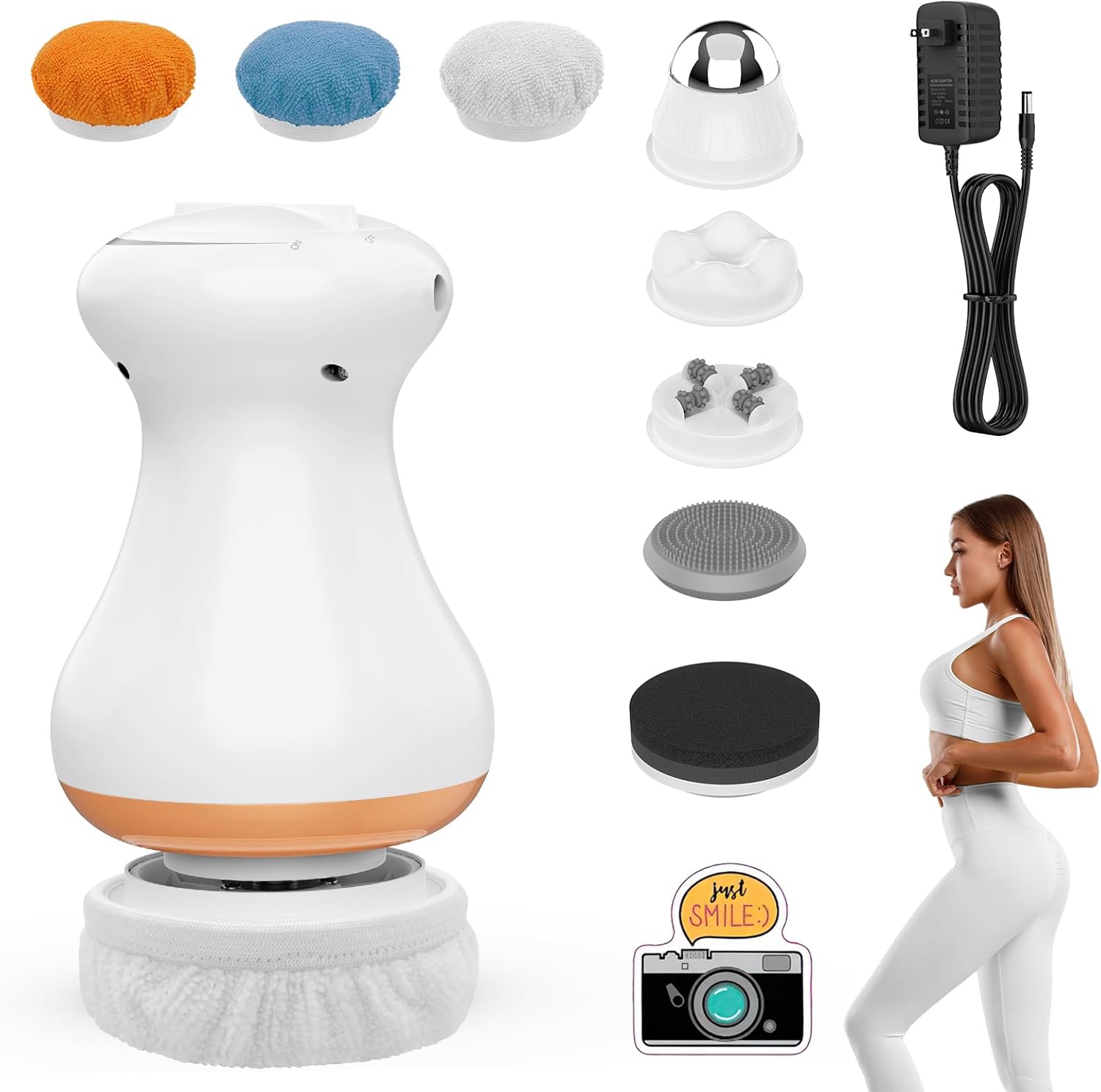 Amazon.com: Cellulite Massager V2.0 with 5 Massage Heads and 3 Skin ...