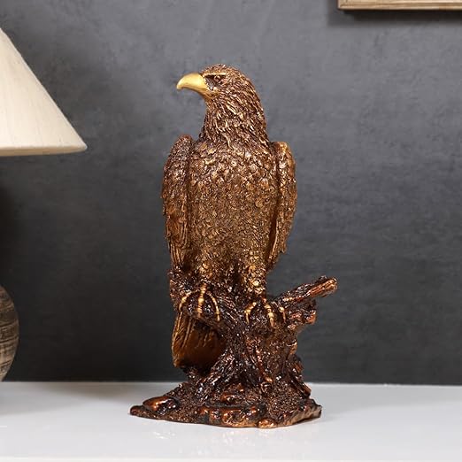 Buy Artarium Resin Mighty Eagle Statue, Eagle Figurines Sculptures ...