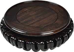 Amazon.com: Wood Pedestal Stand Riser Oriental Wooden Display Stand 3D ...