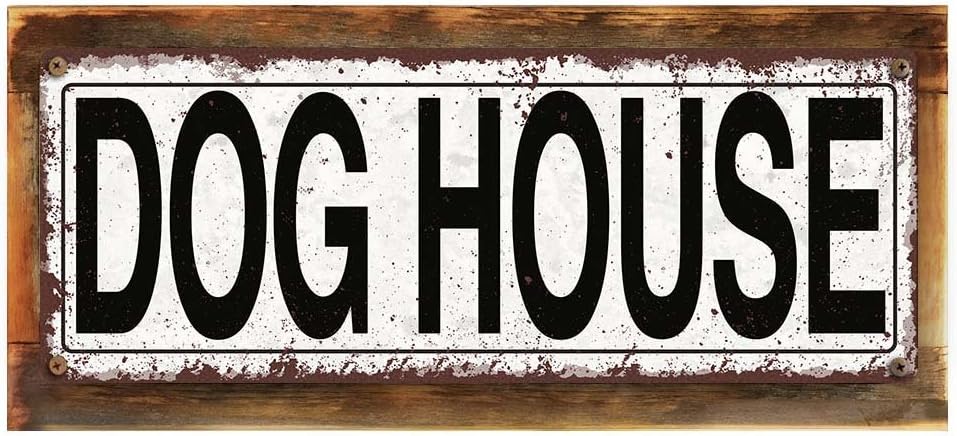 Amazon.com: Dog House Novelty Metal Street Sign Quality Aluminum Metal ...