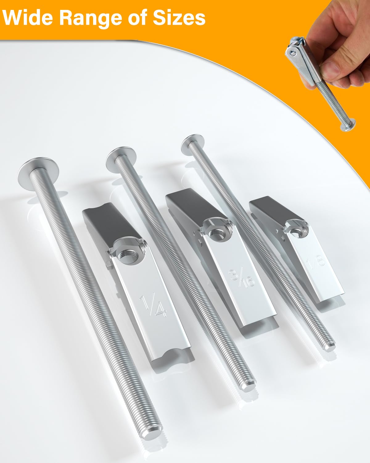 Snapklik.com : 30Pcs Toggle Bolts For Drywall,Heavy Duty Hollow Wall ...