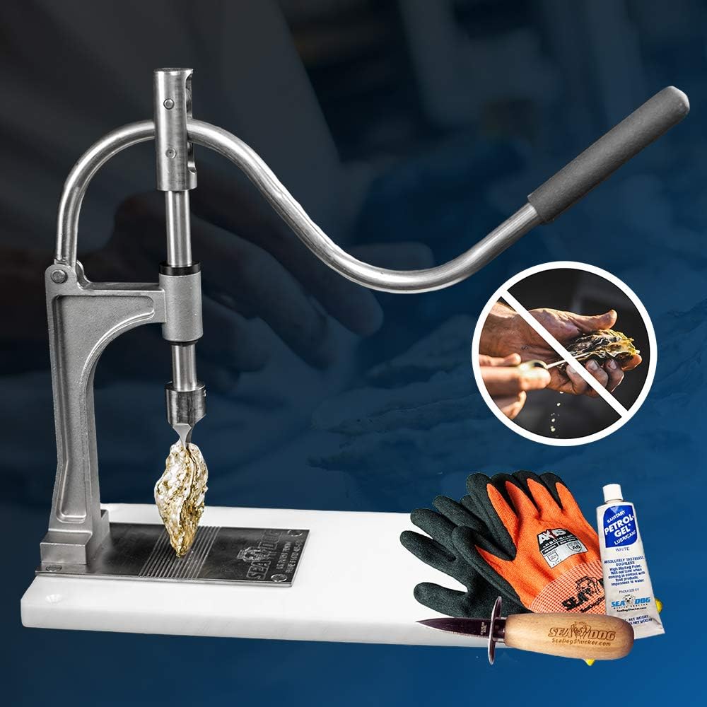 Amazon.com: Commercial-Grade Oyster Shucker - Sea Dog Shucker - Oyster ...