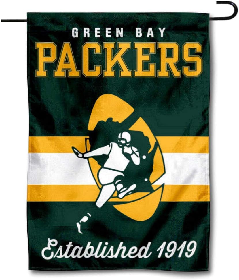 Amazon.com : Green Bay Packers Decorative Yard Garden Flag : Sports ...