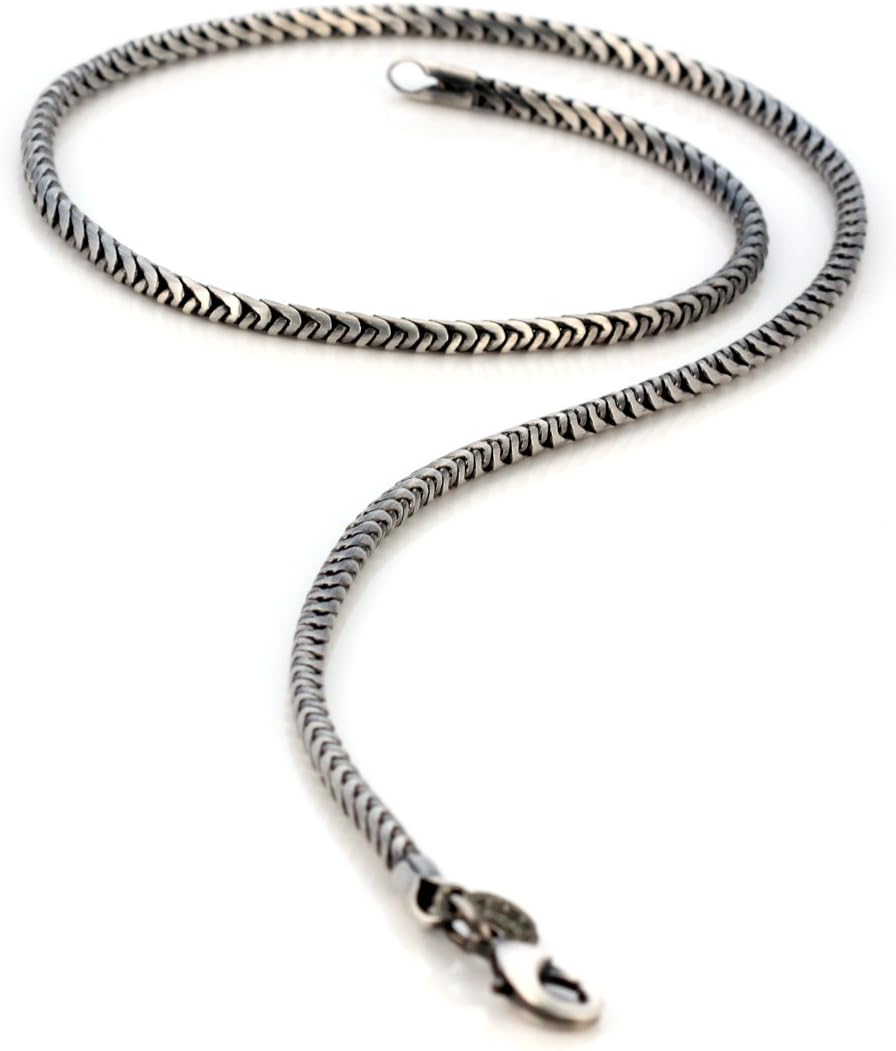Amazon.com: Bico 'Serpent' 22 inch Chain Necklace (F96 22in ...