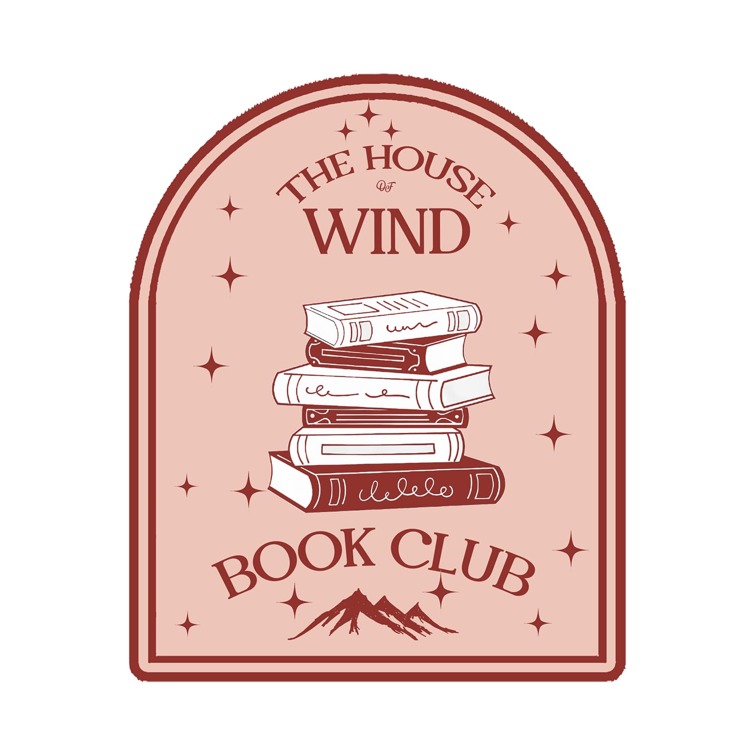 Amazon.com: House Wind Book Club Sticker, Book Sticker, Kindle Sticker ...
