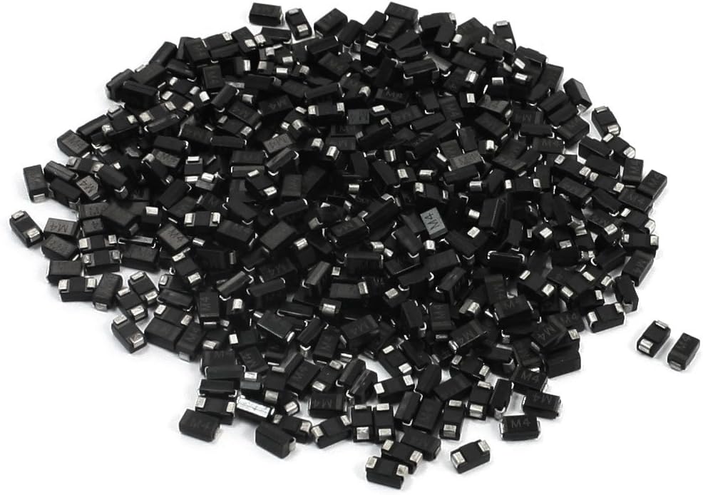 IIVVERR 500Pcs DO-214AC Package 1000 ν 1A SMT SMD Type Semiconductor ...