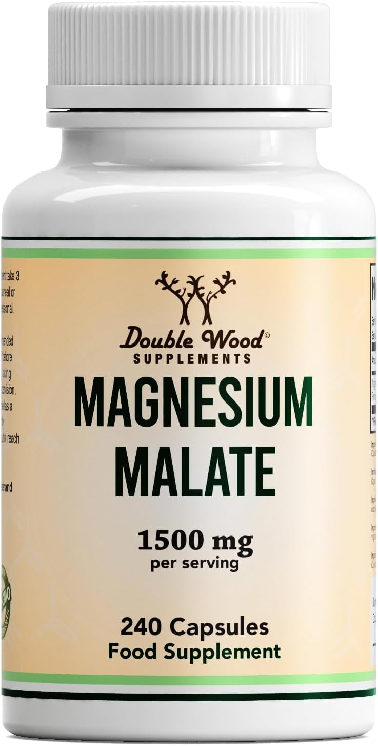 DW Magnesio Malato Capsule | 240 Integratori Alta Potenza Magnesio ...