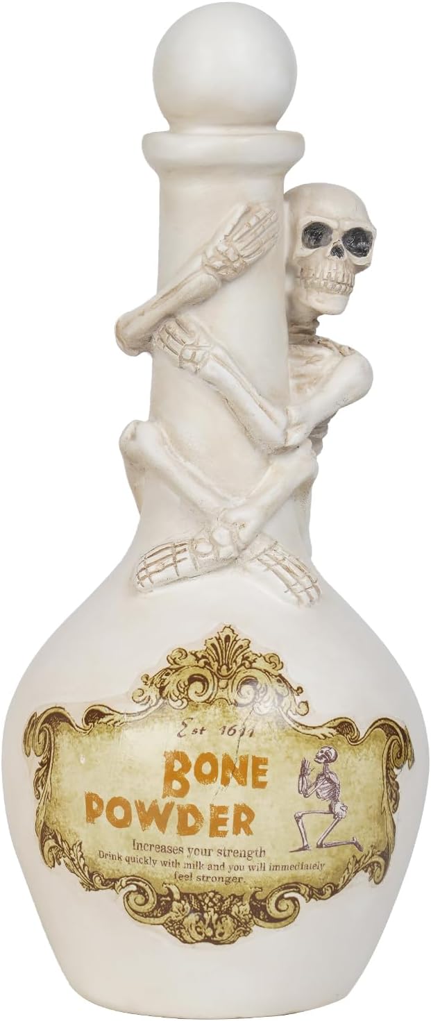 Amazon.com: Ebros Gift Ceramic Magic Voodoo Apothecary Cursed Skull Mad ...