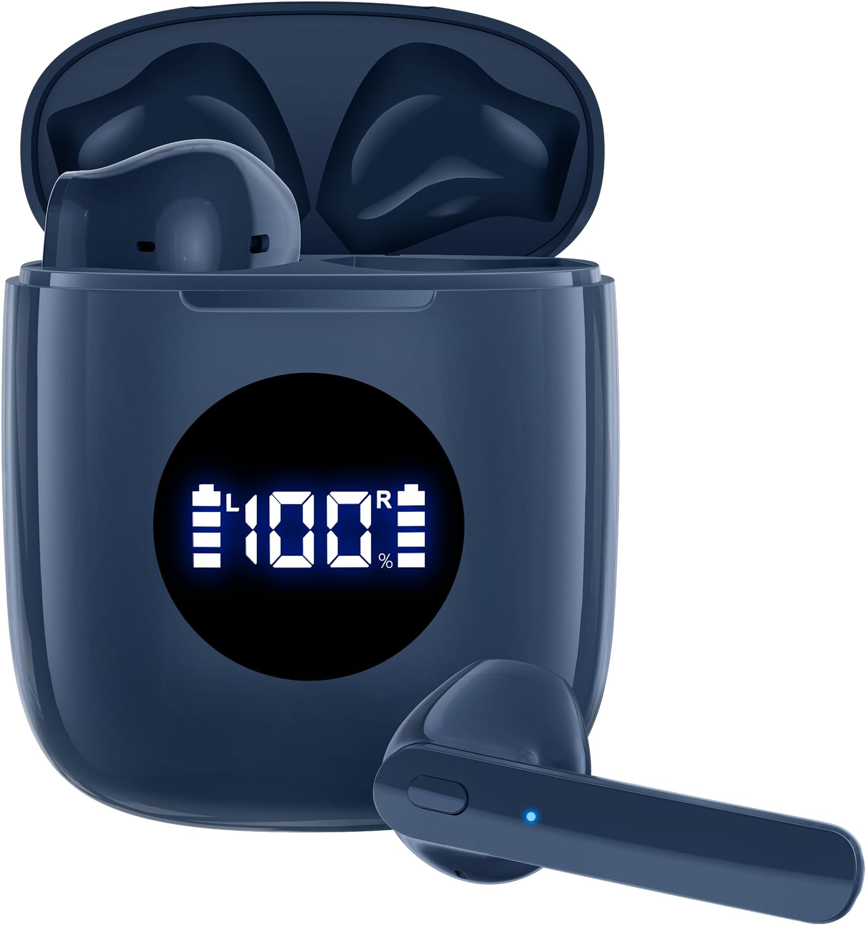 Amazon.com: Wireless Earbuds, Bluetooth Headphones V5.3 Earphones, 48H ...