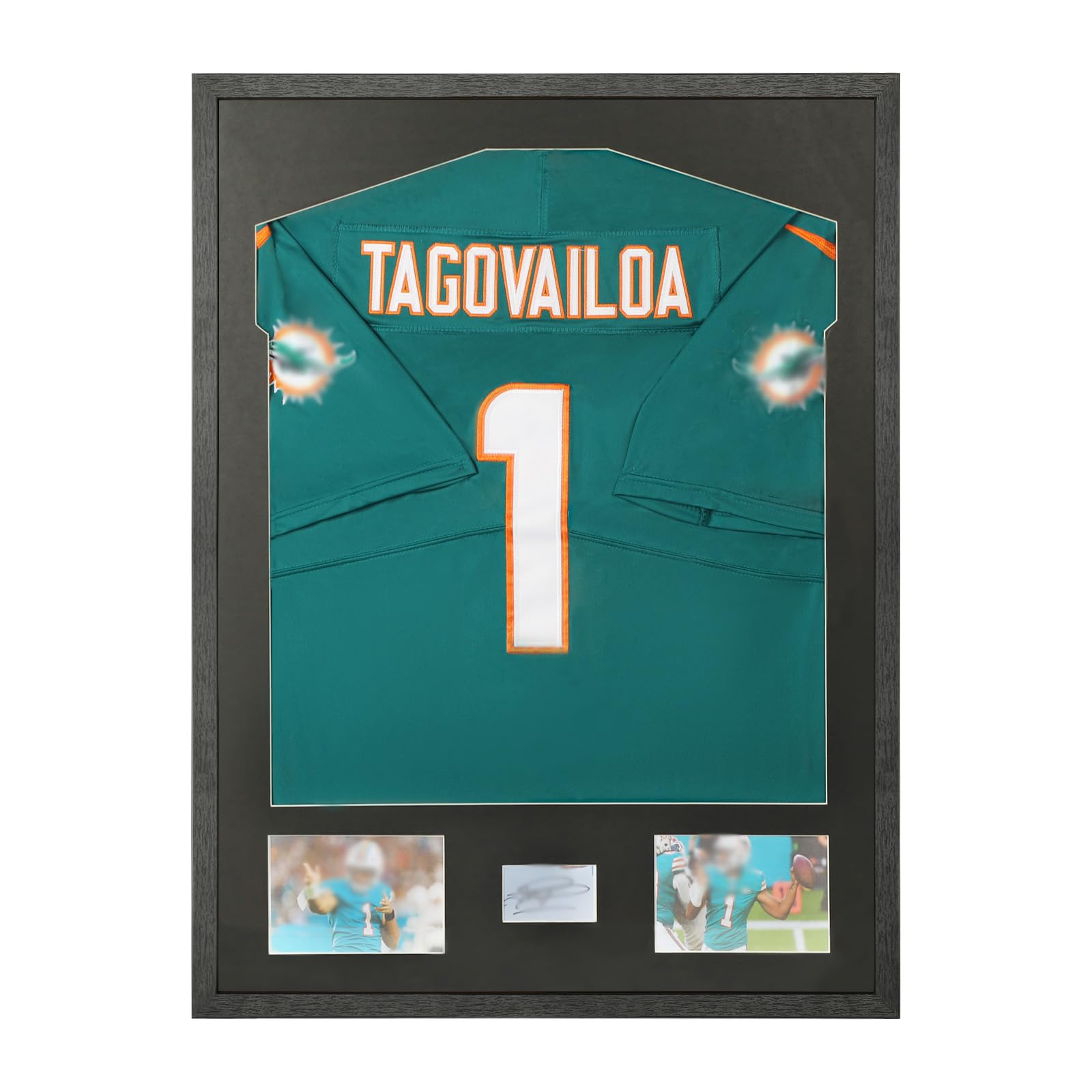 Amazon.com: JDECO Jersey Frame Display Case with Mat-Wall Mount Jersey ...