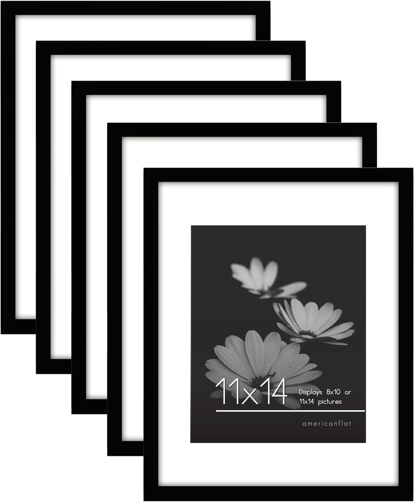 Amazon.com - upsimples 11x14 Picture Frames Set of 6, Wall Art Prints ...