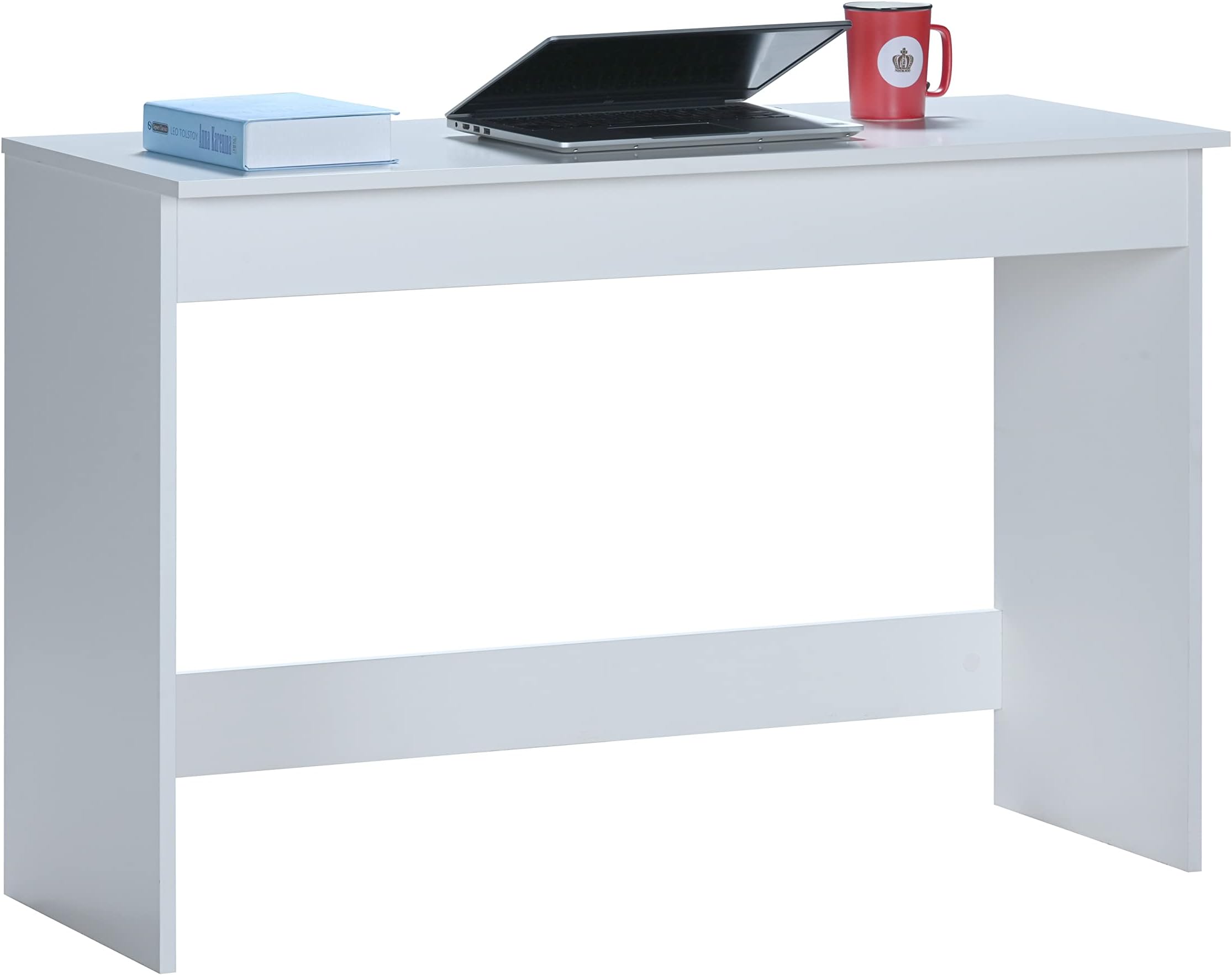 NE Furniture Modern White Desk Work from Home Table, Home Office ...