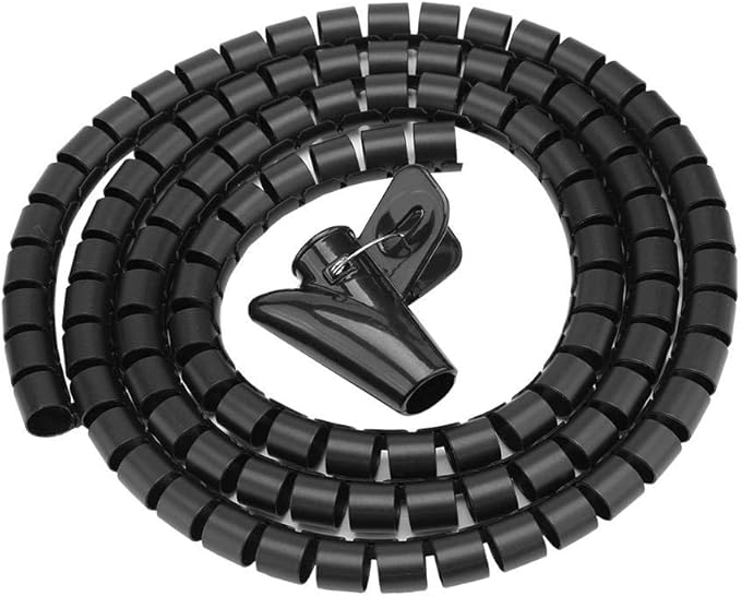 D-Line Cable Tidy 1.5 m/Length Spiral Cable Wrap Wire Tube 16/22/28 mm ...