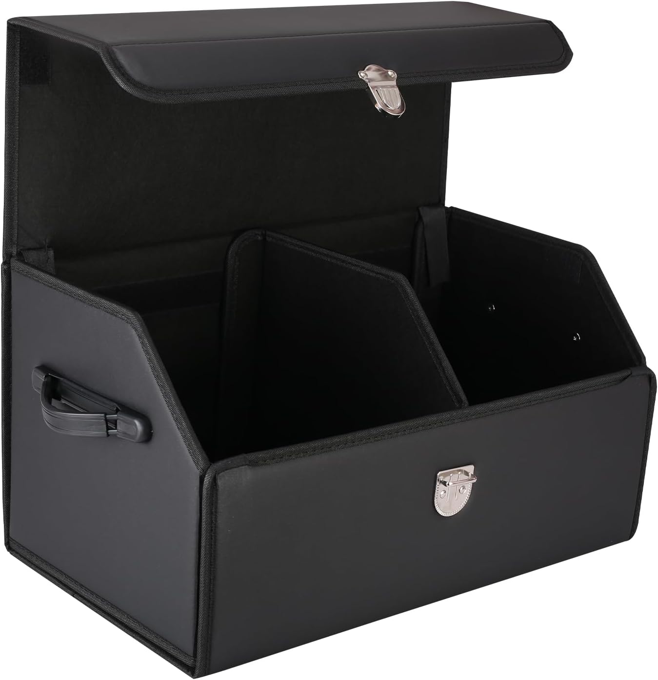 Amazon.com: Atelse Trunk Organizer for Car, SUV Trunk Organizer Leather ...