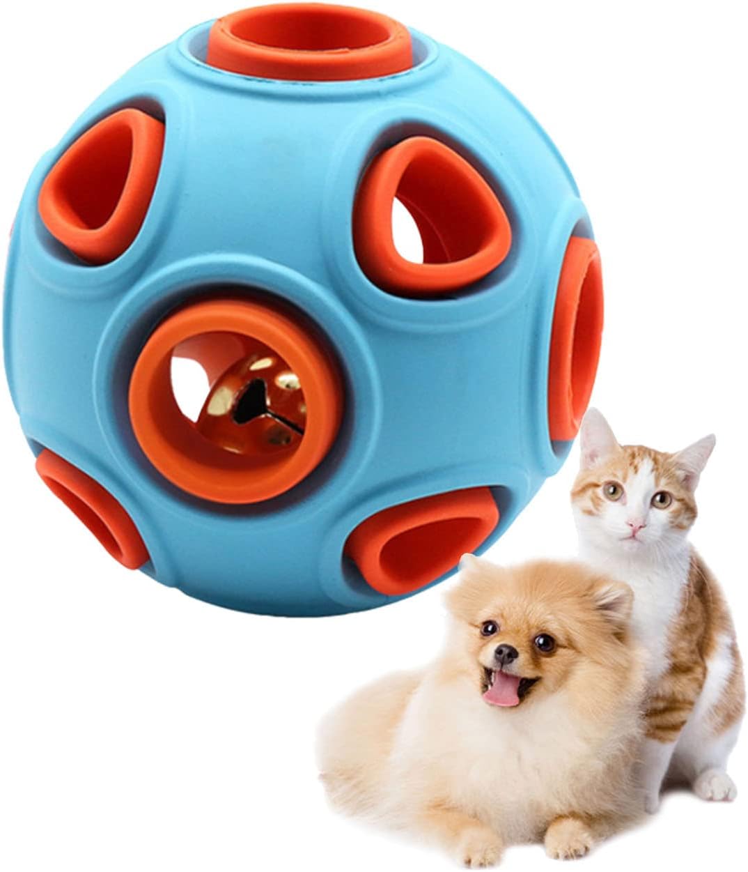 Dog Bouncy Ball - Resistant Dog Puzzle Toy | Rubber Dog Puzzle Toy ...