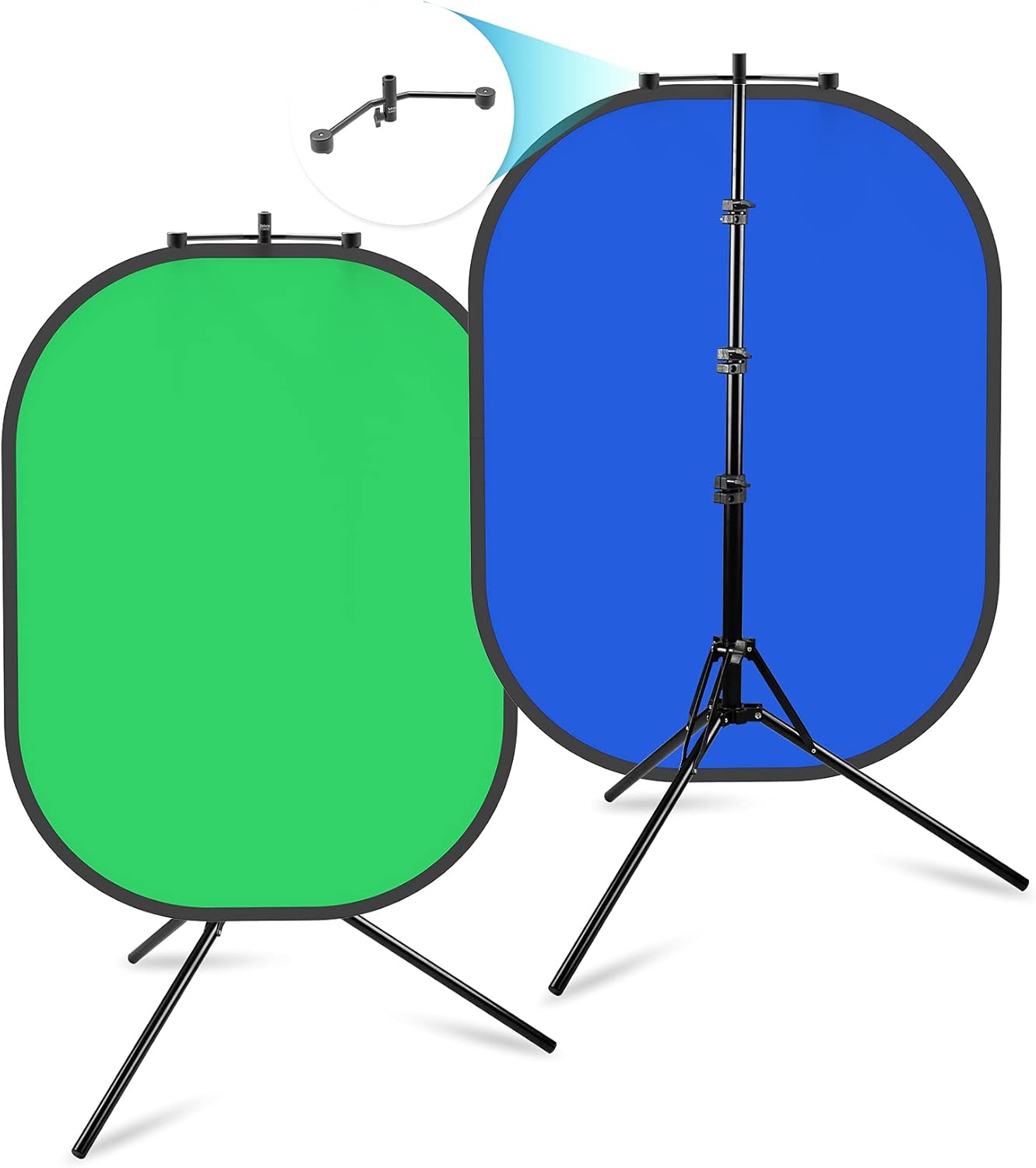 Amazon.com : Selens 3x5ft Blue Green Backdrop, Muslin Pop-Up ...