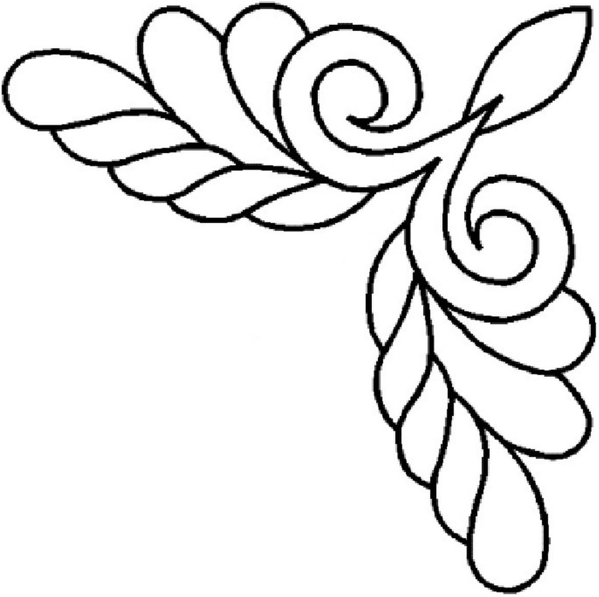 Amazon.com: 3.5" Baby Rattle Border Quilting Stencil By QCI - 1 Stencil