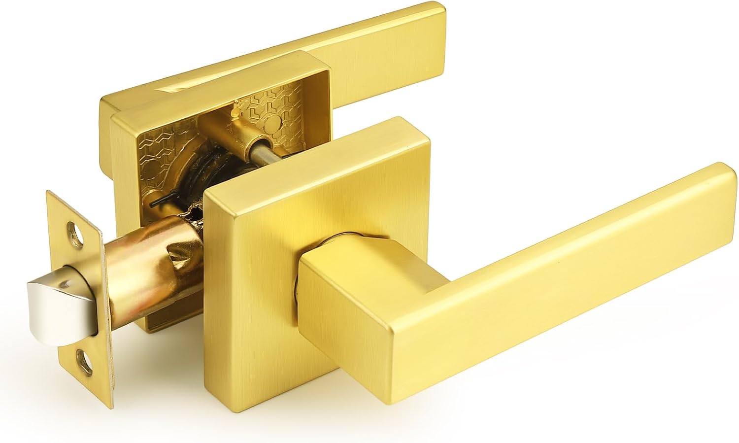Probrico 1 Pack| Gold Door Handles Passage Door Levers, Heavy Duty ...