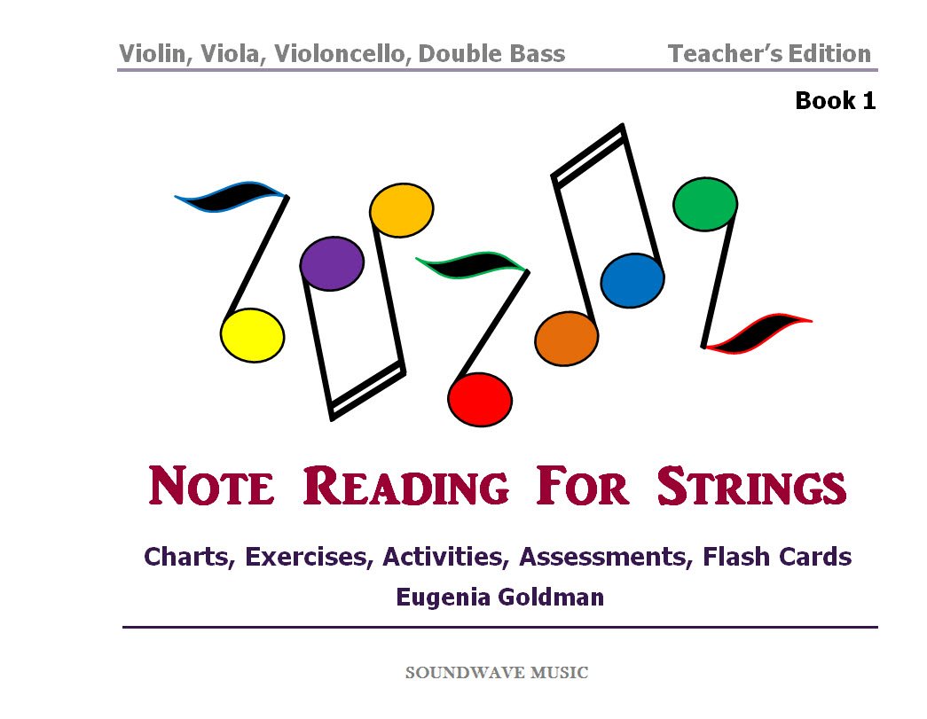Note Reading For Strings: Book 1: Eugenia Goldman: 9780997966008 ...