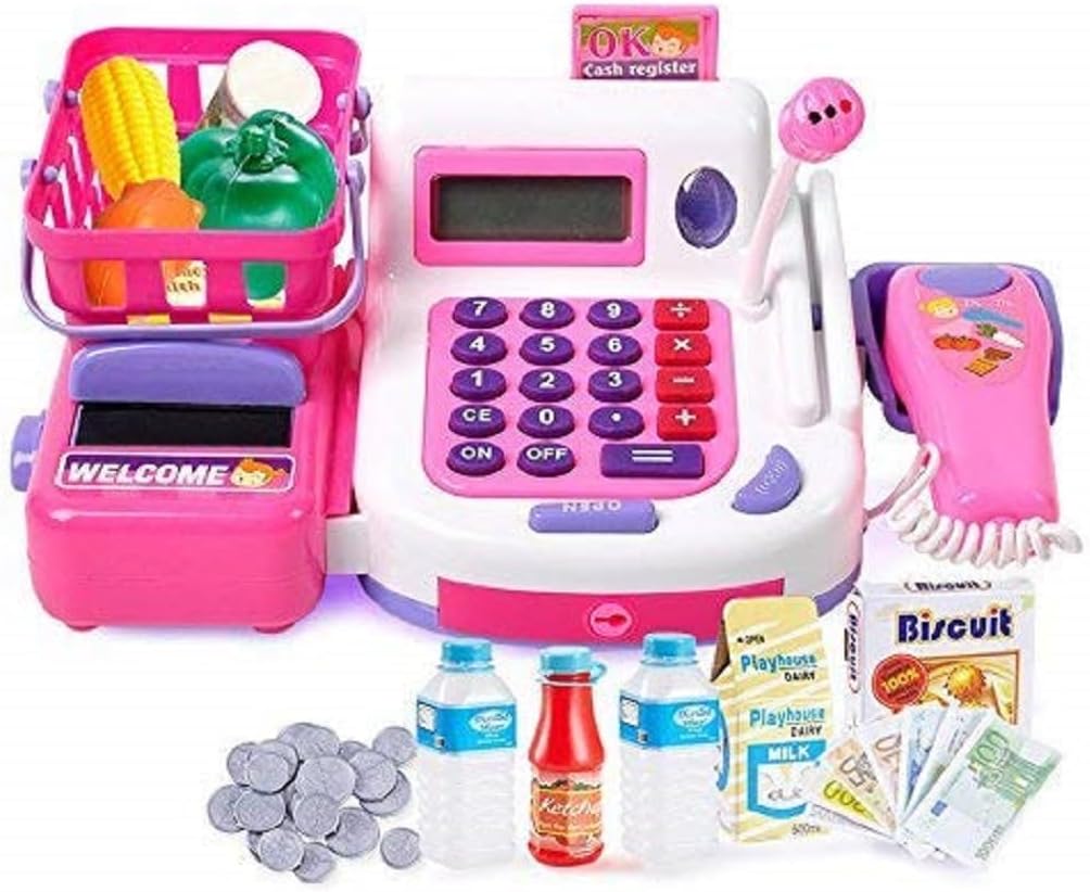 Buy IndusBay® Super Market Cash Register Till Pretend Play Supermarket ...