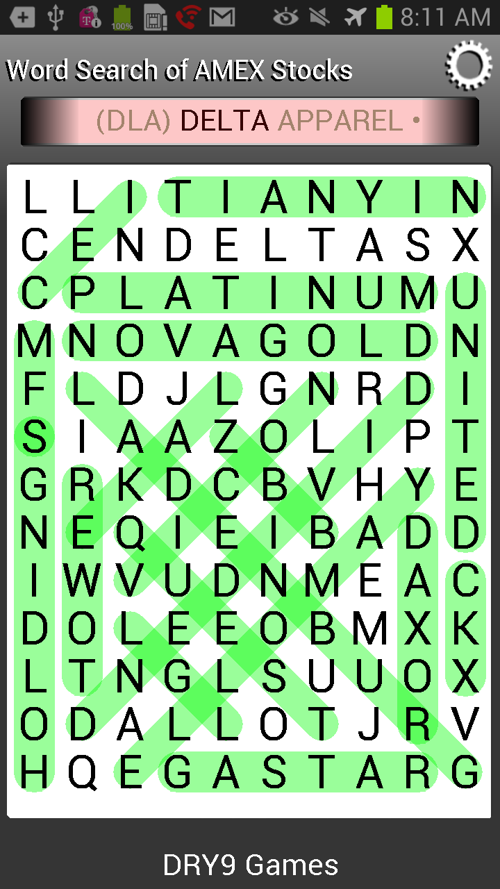 Wall Street Word Search AMEX - App on Amazon Appstore