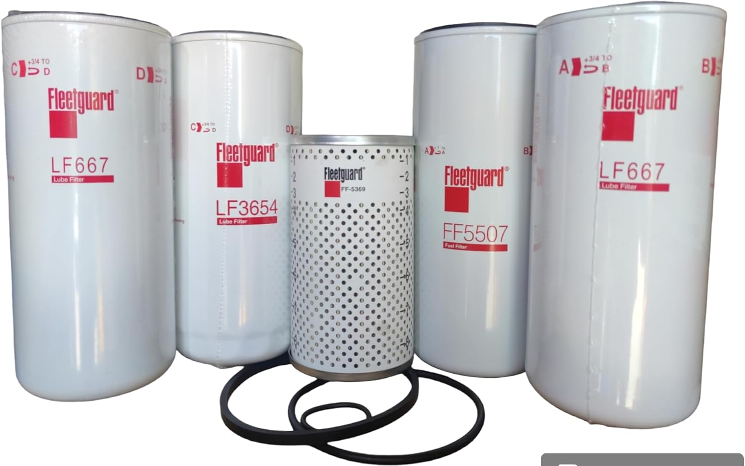 Amazon.com: Filter Kit for Volvo D13 Oil Change Replace 20972293 ...