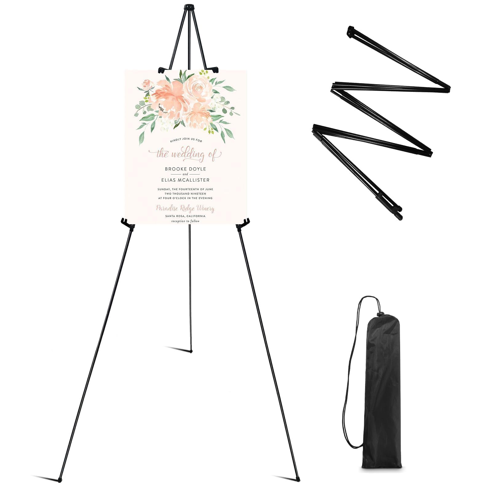 Snapklik.com : RRFTOK Easel Stand For Sign, 63 Instant For Displaying ...