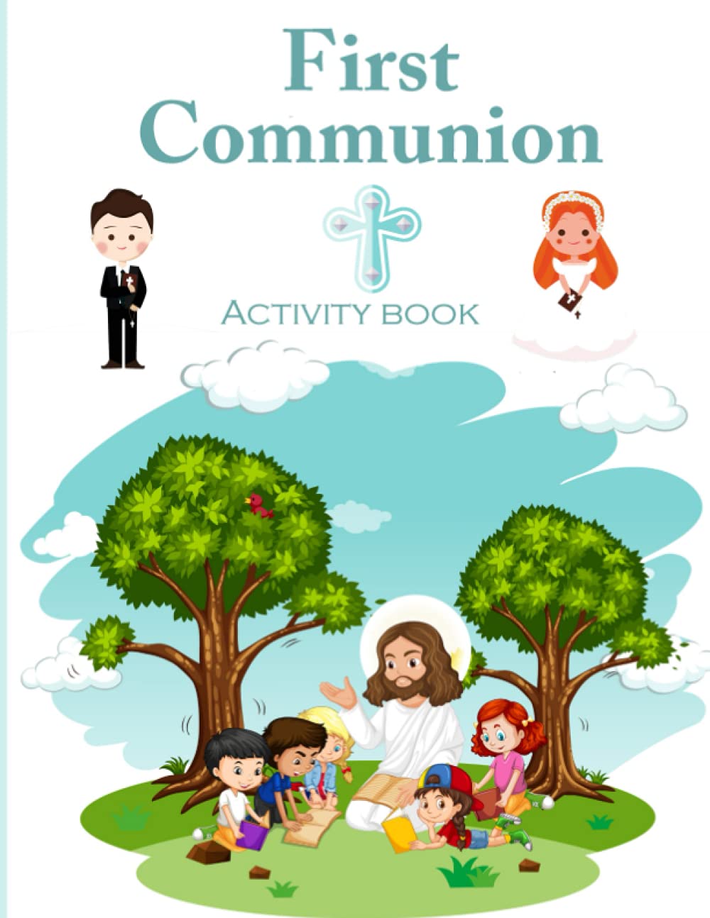 Buy First Communion Activity Book: Catholic Activities Includes Word ...