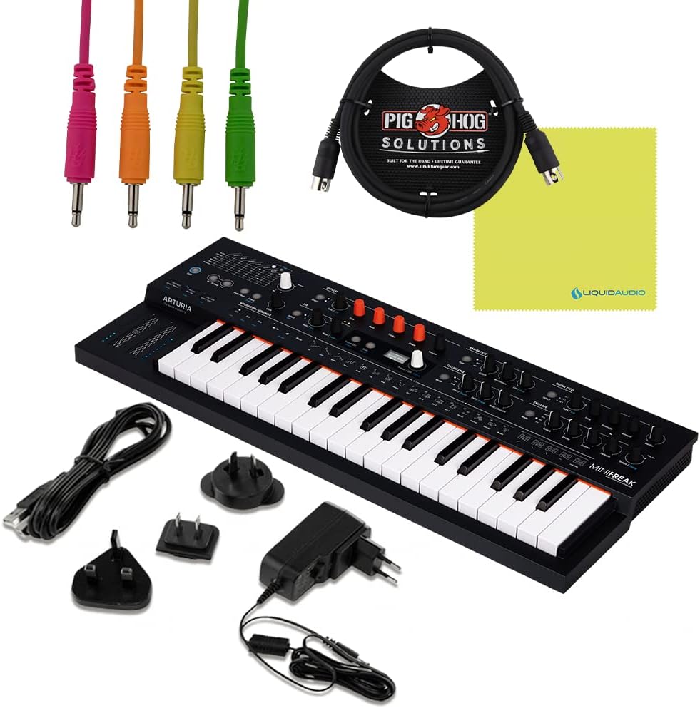 Amazon.com: Arturia MiniFreak 37 Key Polyphonic Hybrid Keyboard Bundle ...