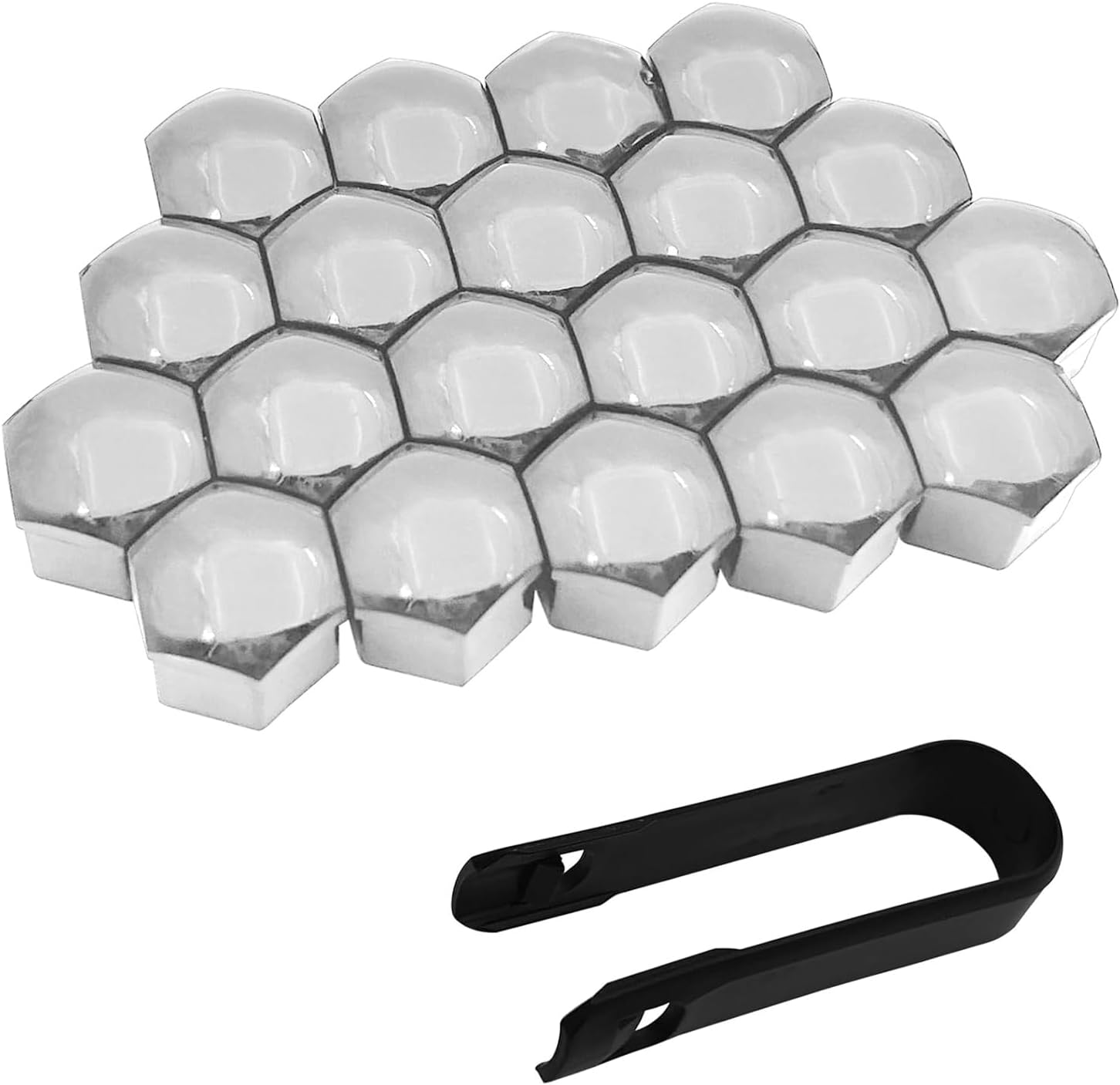 Amazon.com: Polcatay 20 PCS Wheel Nut Cap, Hexagonal Nut Dust and Rust ...