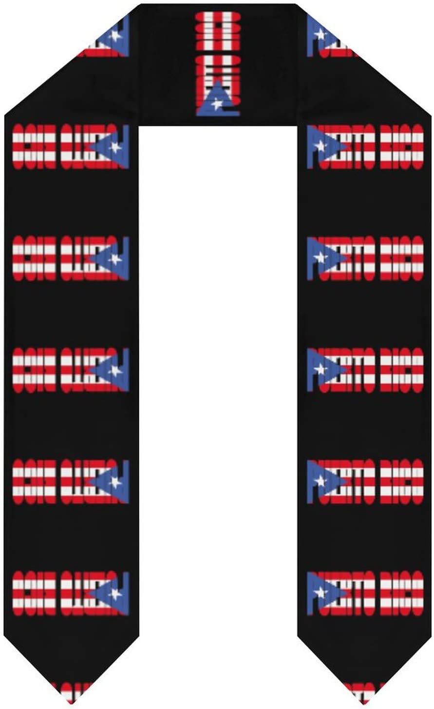 Amazon.com: Puerto Rico Rican Country Flag Graduation Stole College 71 ...